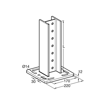 Beam Bracket TKO 100 | Sikla
